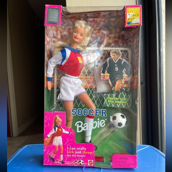 Mattel | Toys | Vintage 998 World Cup Soccer Barbie Doll 2151 Blonde ...